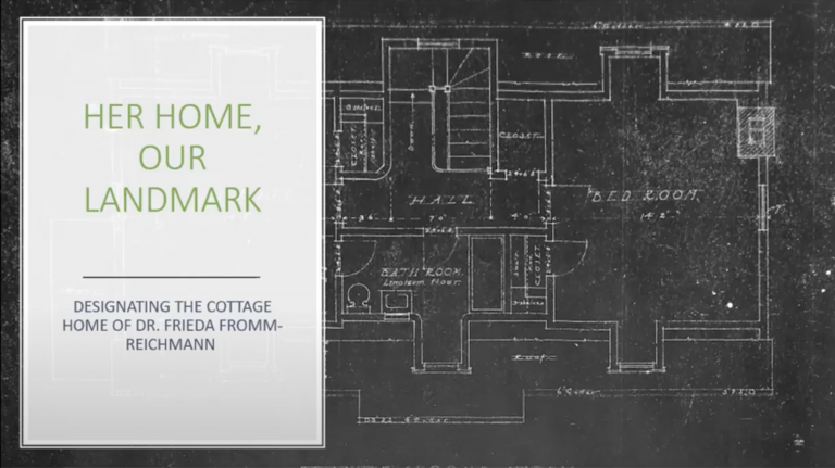 History Conversations REWIND: Her Home, Our Landmark: Designating the ...